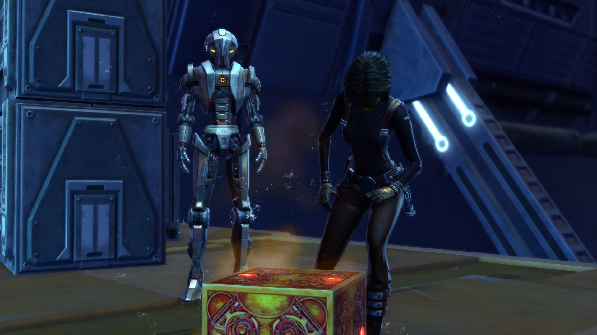 SWTOR Coruscant Orange Mastery Datacron Location Guide - Illeva