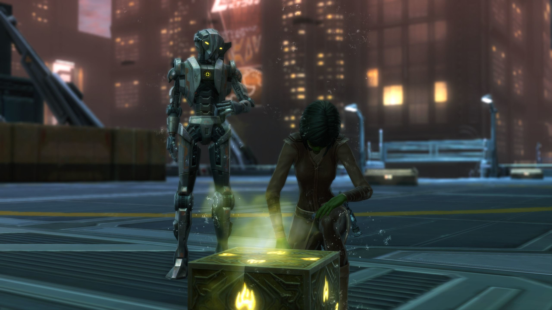 SWTOR Coruscant Presence Datacron Location Guide - Illeva